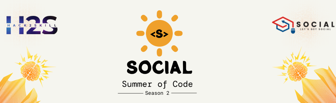 Social Summer Of Code Season 2 | Hack2skill | ssoc